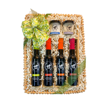 Finish Line Premium Olive Oil Gift Basket | Saratoga Olive Oil Co.